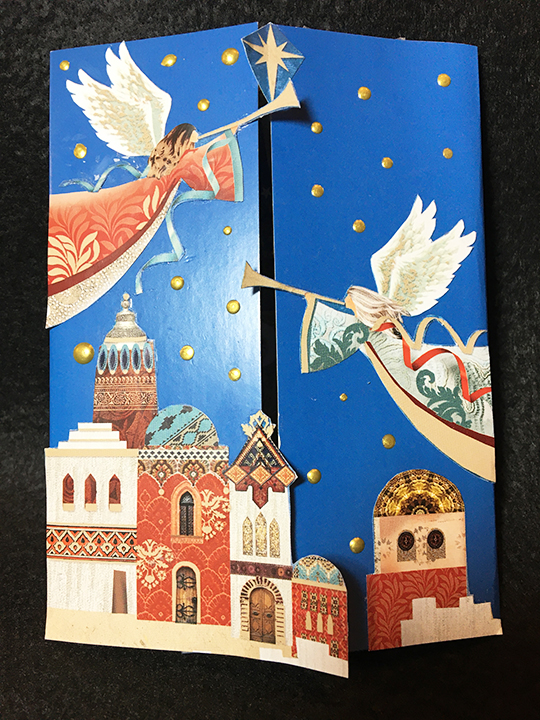 A Small Triptych Card – Ully Cat's World