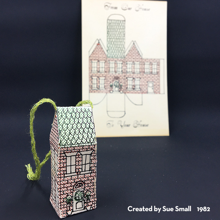 Vintage Christmas Cards – House Box – Ully Cat's World