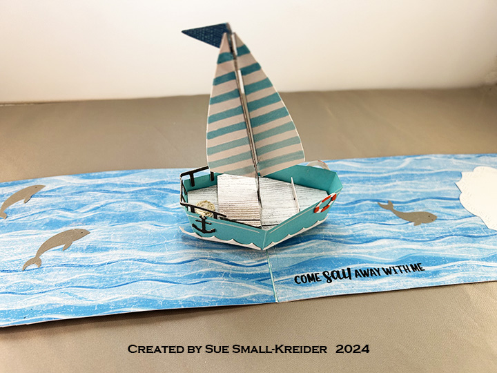 Sailboat Pop-Up Card – Ully Cat's World