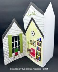 Shelf Cards – Bookshelf House Tri-Fold Card – Ully Cat's World