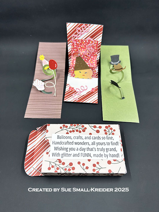 Triple The Fun With Mini Mini Slimline Pop-Up Cards – Ully Cat's World